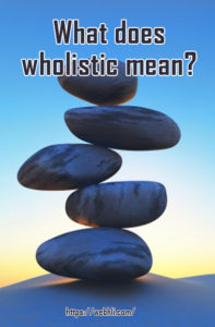 What does wholistic mean? | Healthy Lifestyle
