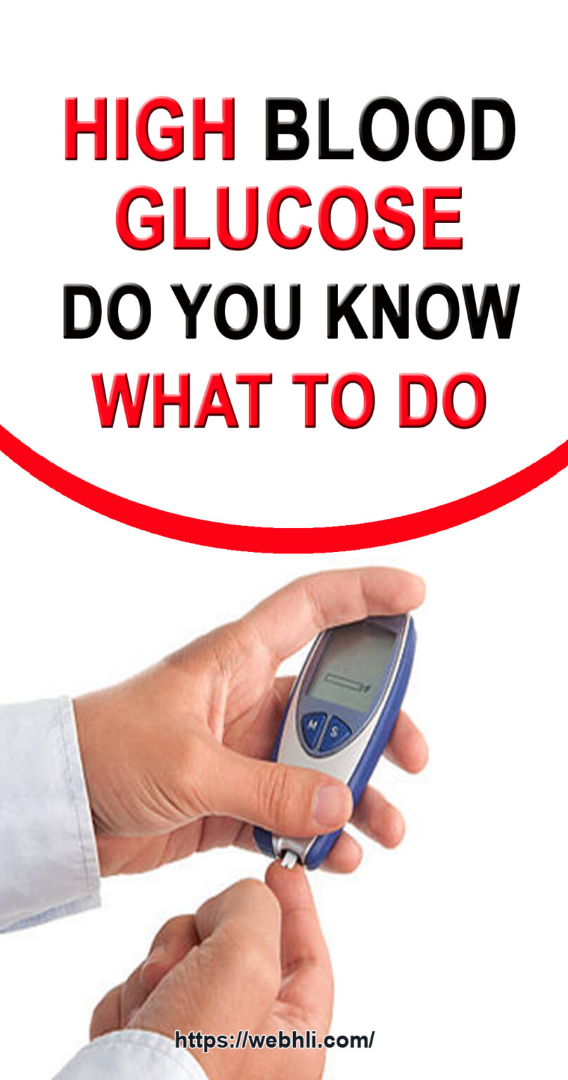 High Blood Glucose – Do You Know What to Do? | Healthy Lifestyle