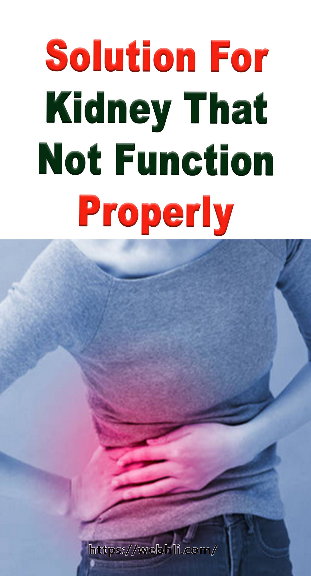 Solution For Kidney That Not Function Properly | Healthy Lifestyle