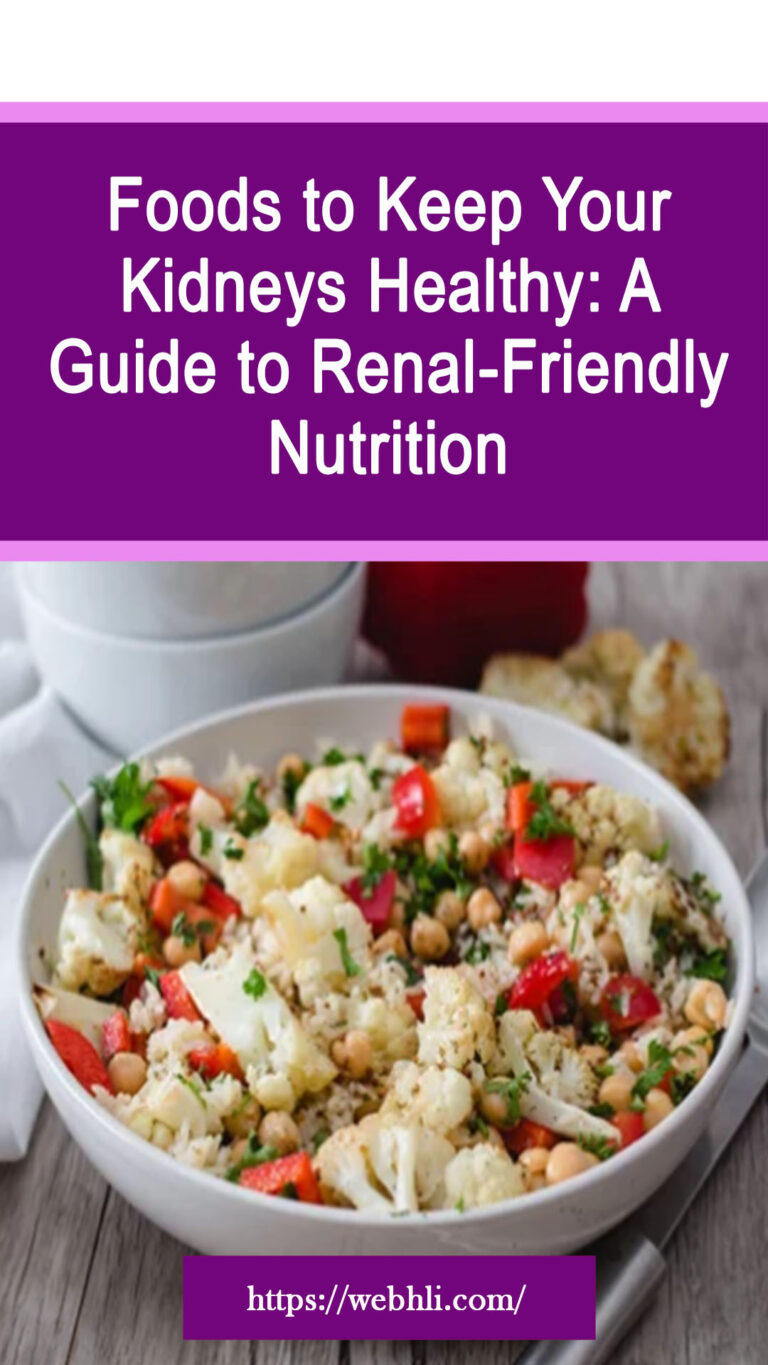 Foods to Keep Your Kidneys Healthy: A Guide to Renal-Friendly Nutrition ...